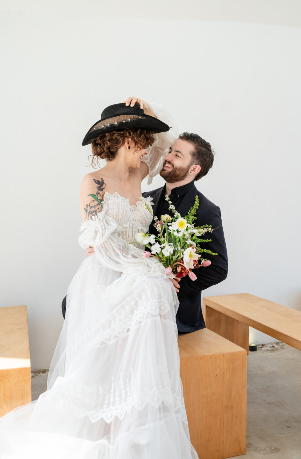 Intimate Wedding at Lincoln Chapel // Gwyn & Kyle | Allie Goodspeed